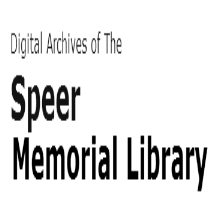 Digital Archives of the Speer Memorial Library